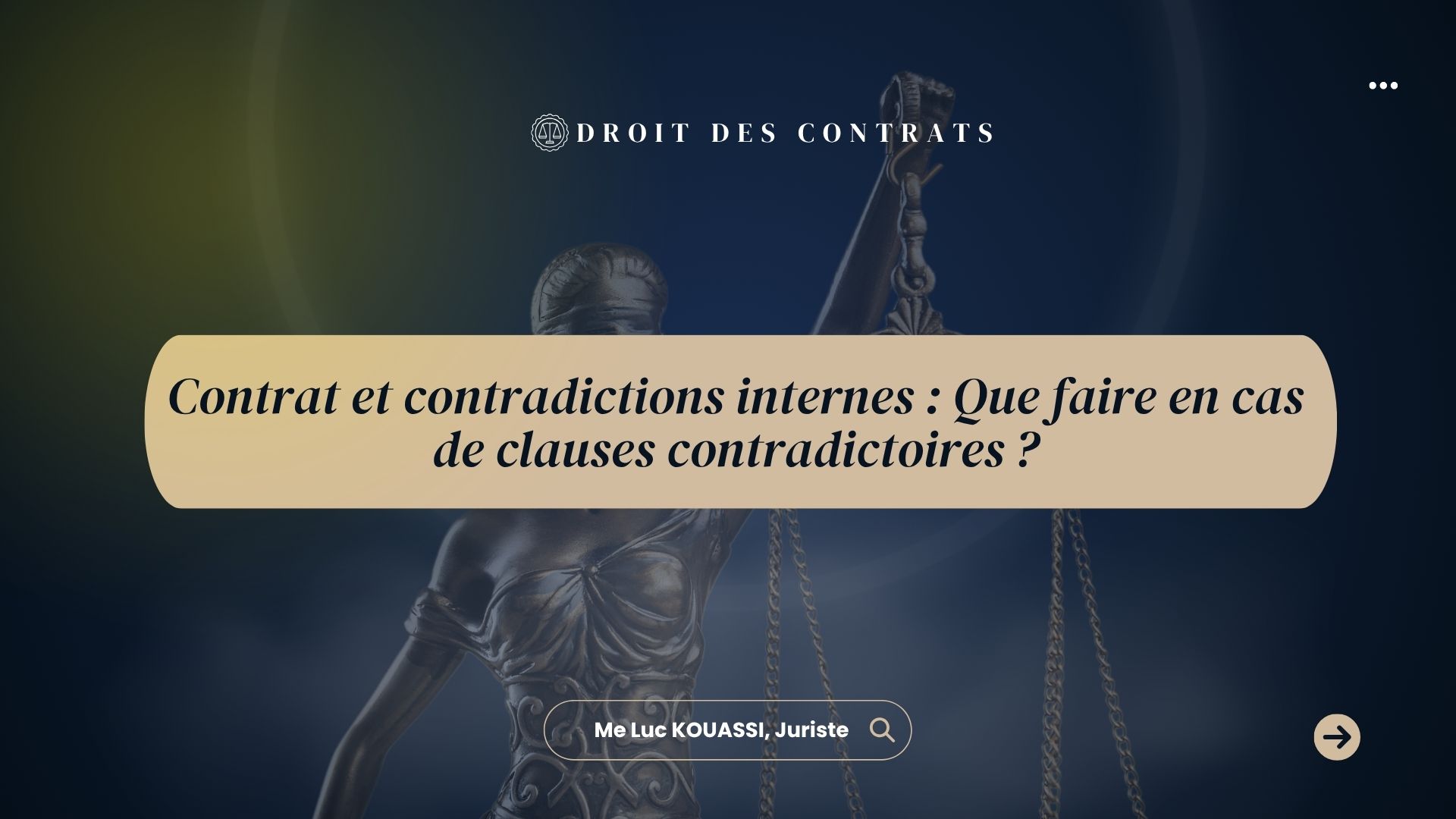 Contrat et contradictions internes : Que faire en cas de clauses ...
