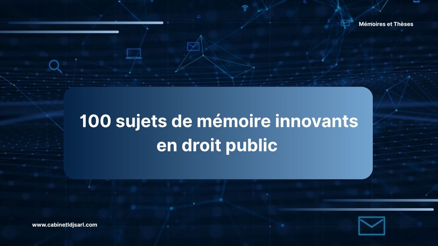 100 sujets de mémoire en droit des assurances selon le droit OHADA ...